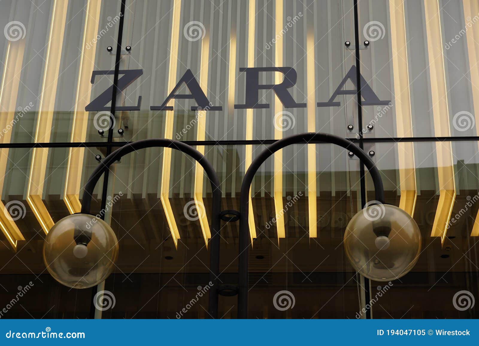 Zara Sign of the Store in the Schildergasse in Cologne Editorial Image ...