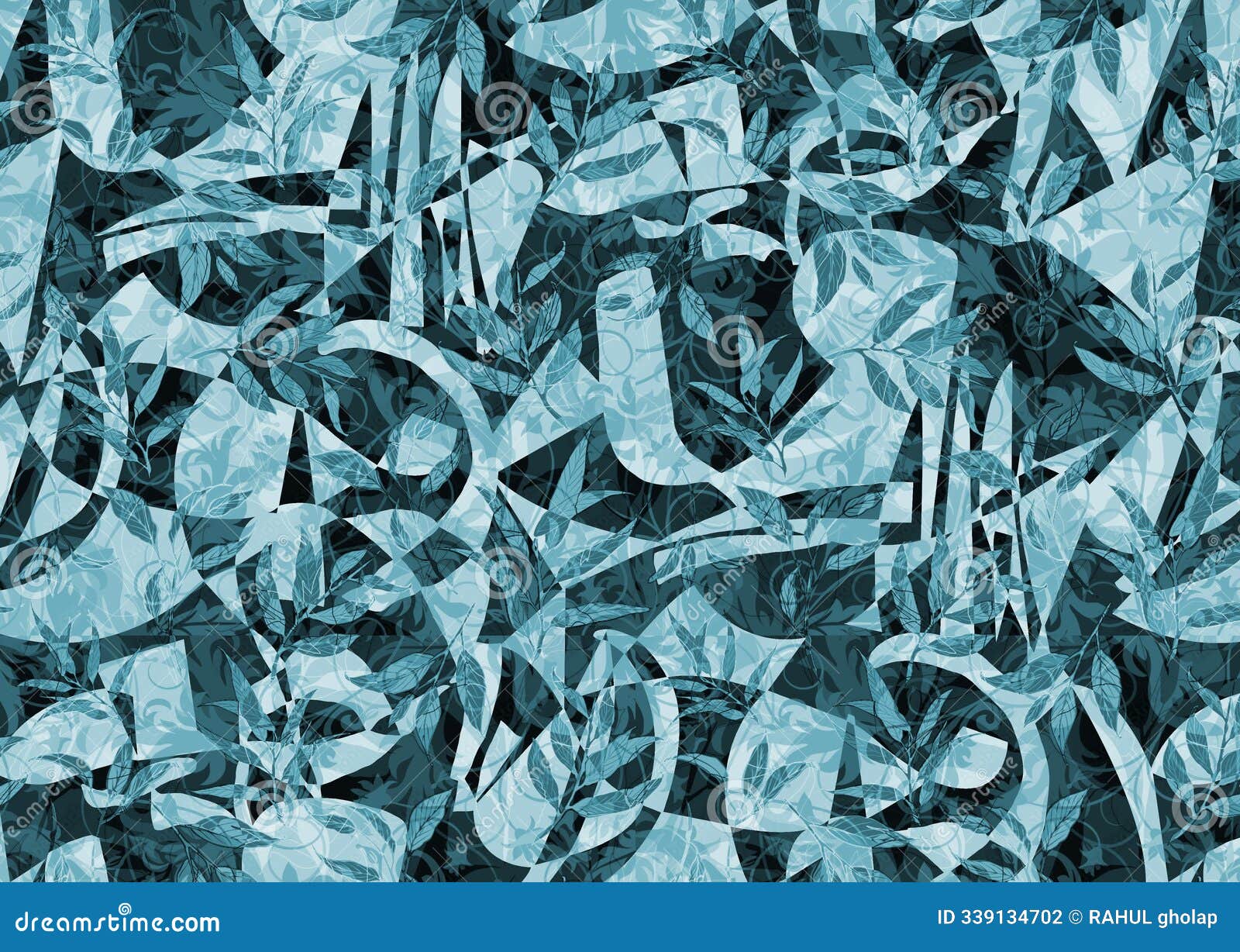 Abstract Dusty Colour Seamless Design Blue Colour Stock Photo - Image ...