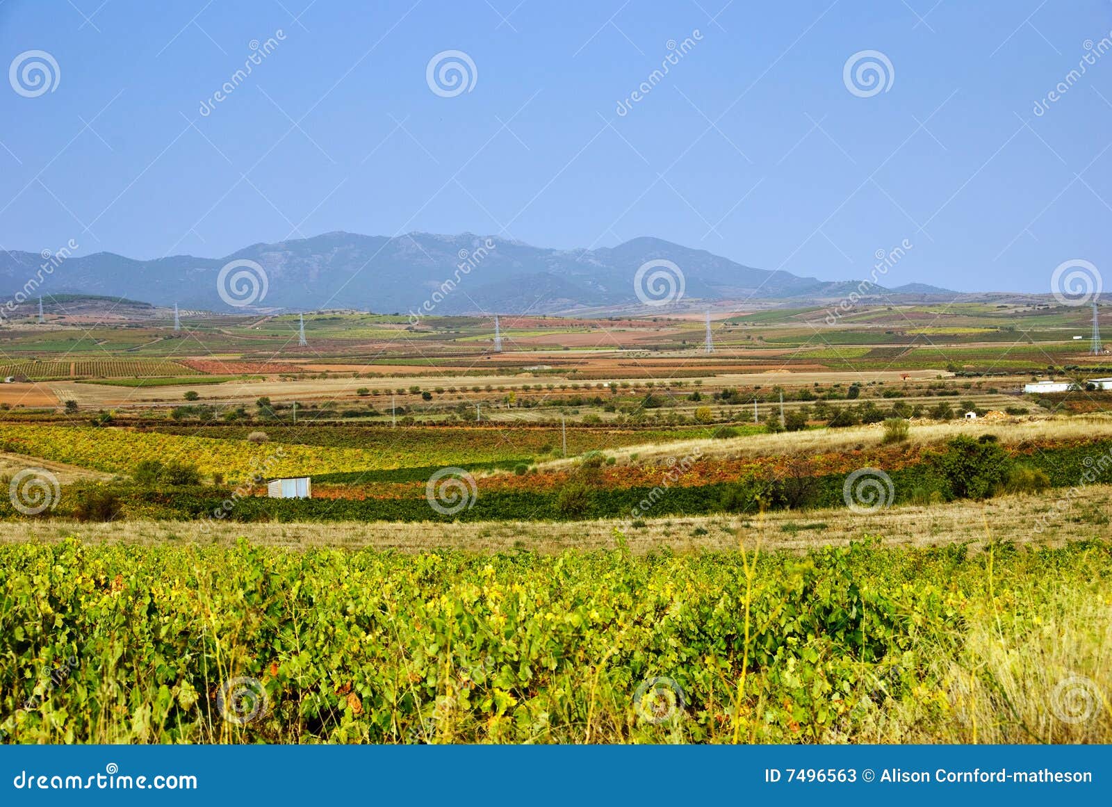 Zaragoza countryside Spain stock image. Image of field - 7496563