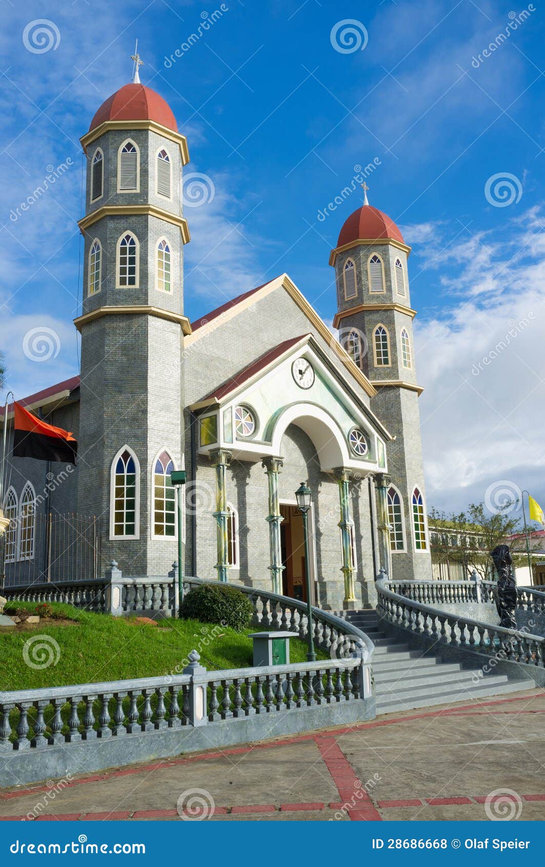 Zarcero old church stock photo. Image of costa, zarcero - 28686668