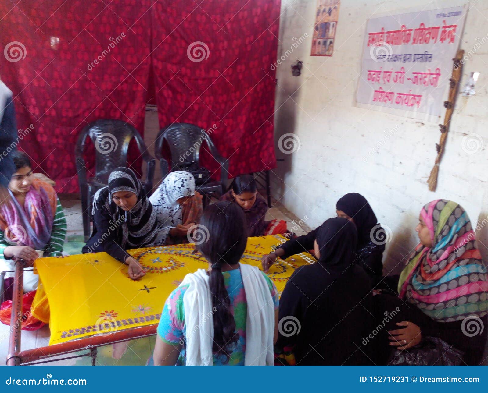 Zardosi Sequence Work, Nice, Aari, Combination , Women, Image Editorial ...