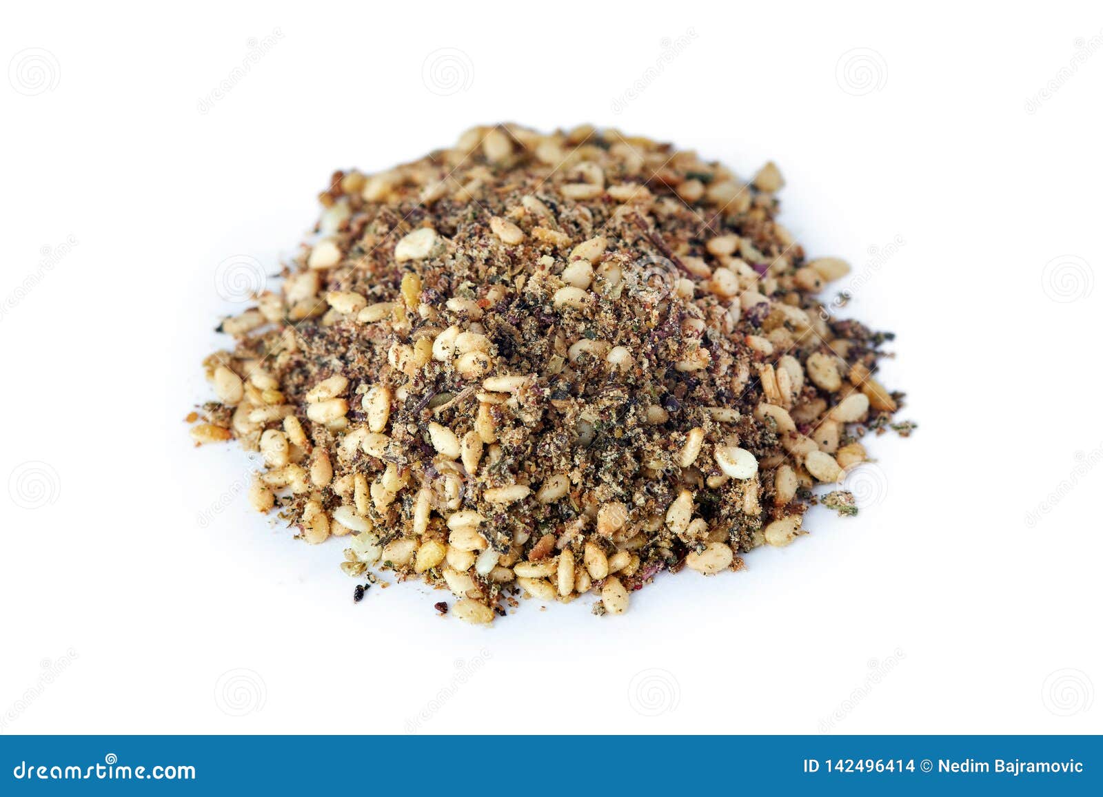 Zatar, Middle Eastern Spice Mixture Stock Photo - Image of zatar, seeds ...
