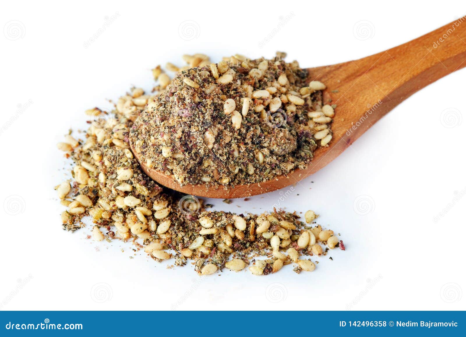 Zatar, Middle Eastern Spice Mixture Stock Photo - Image of healthy ...