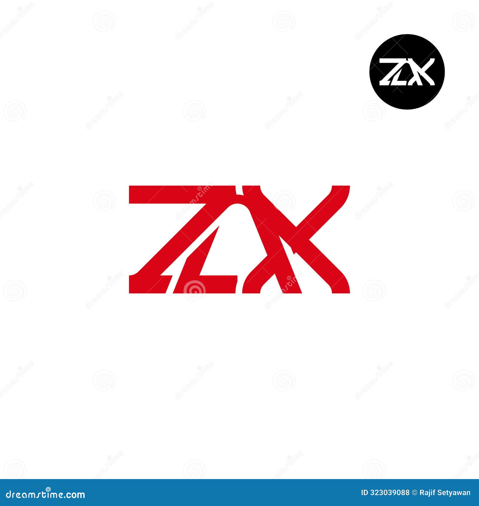 ZAX Logo Letter Monogram Design Stock Vector - Illustration of modern ...