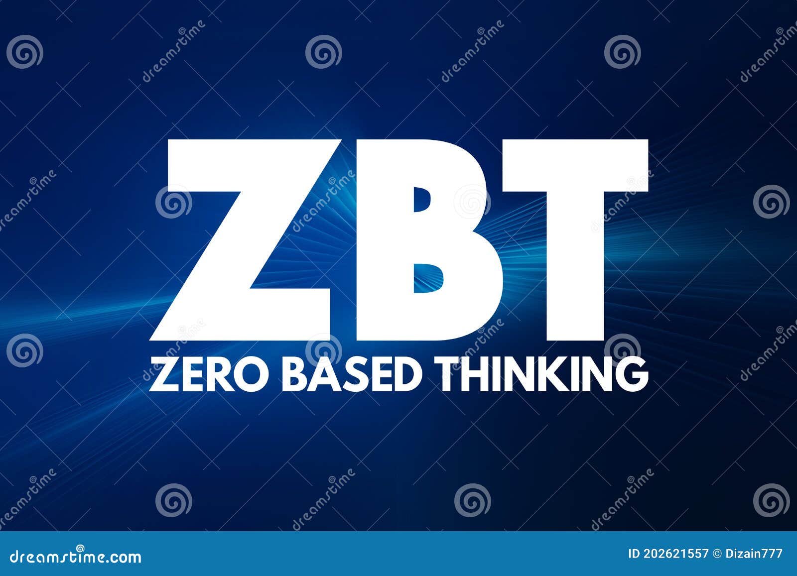 ZBB, Zero Based Budgeting. Concept With Keyword, People And Icons. Flat ...