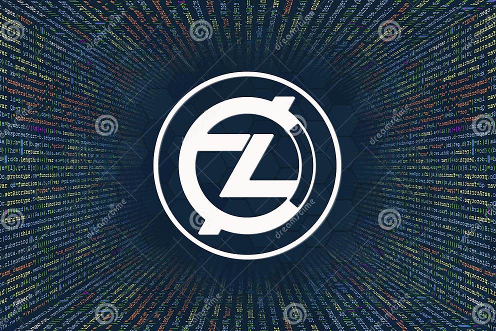 ZClassic, ZCL Cryptocurrency Symbol. a Tunnel from a Computer Program ...