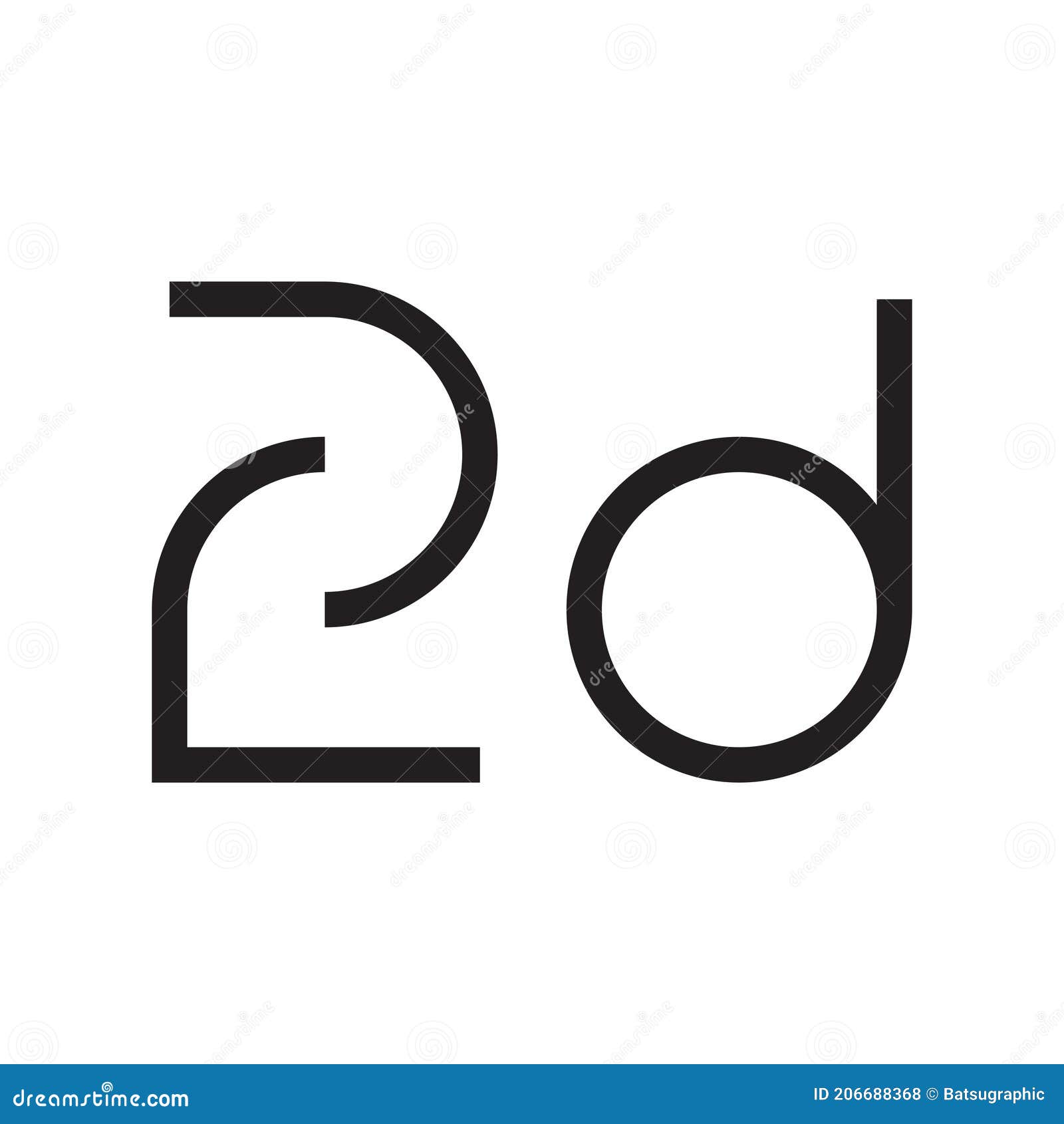 Zd Initial Letter Vector Logo Icon Stock Vector - Illustration of icon ...