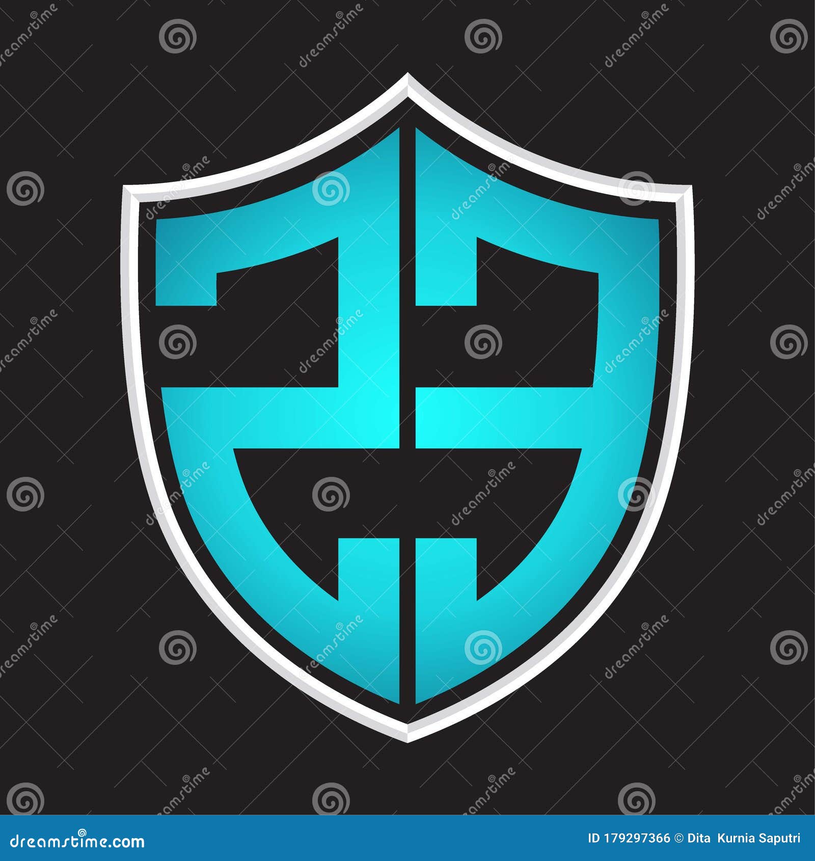 ZE Logo Monogram with Shield Shape Isolated Blue Colors on Outline ...