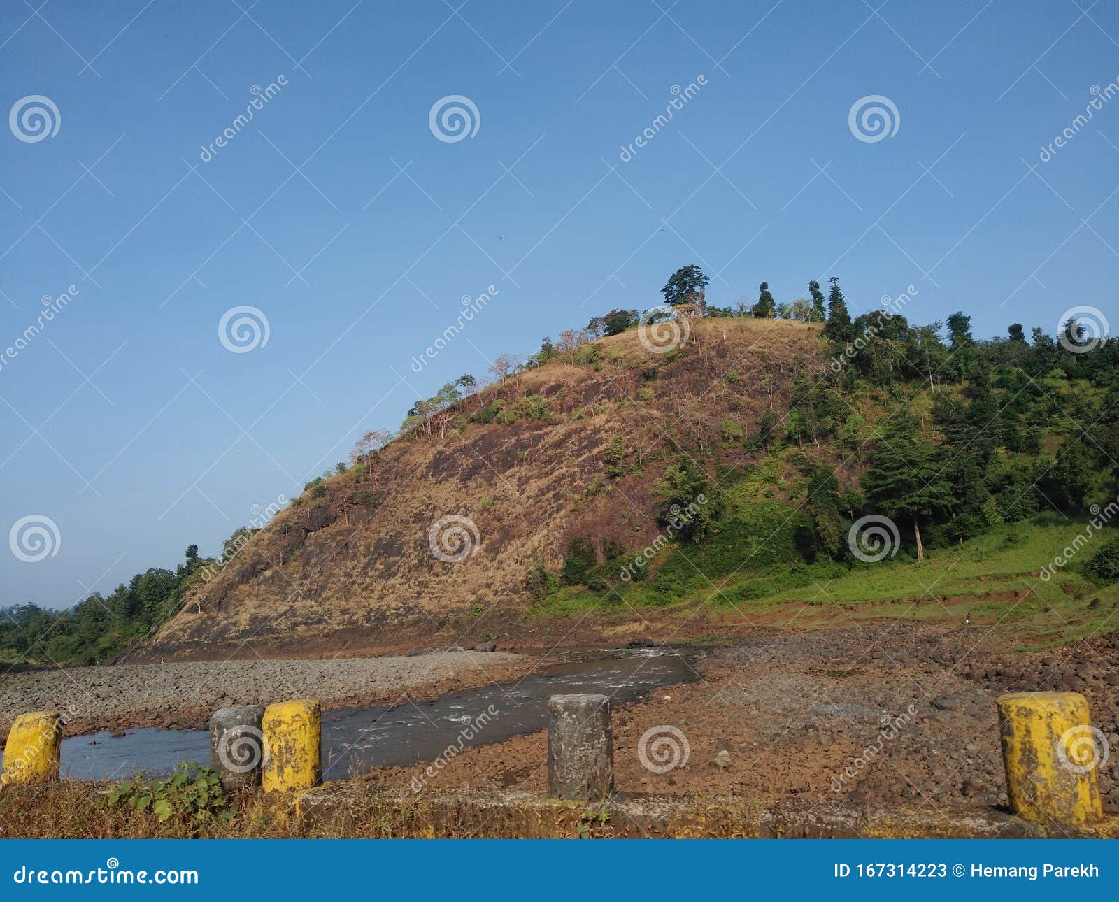 Zeal and Mountain View in India Stock Image - Image of stream ...