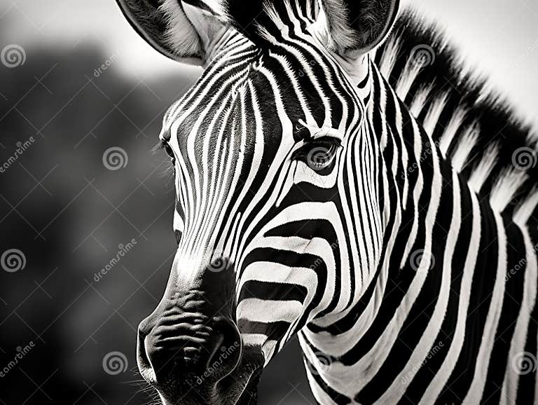 Zebra stock illustration. Illustration of majestic, mohawk - 294989265