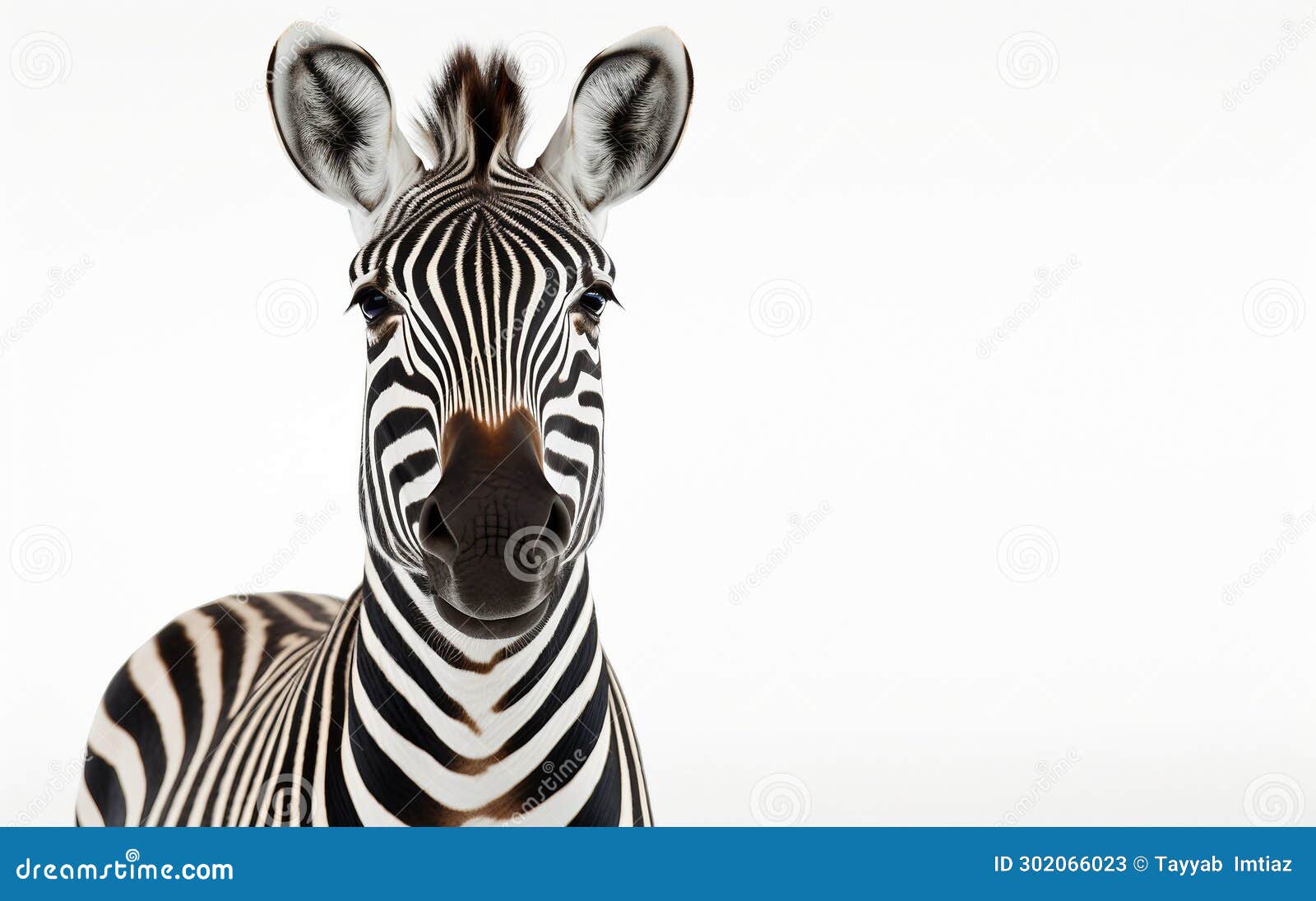 Zebra Animal Isolated on a Transparent Background. Stock Illustration ...