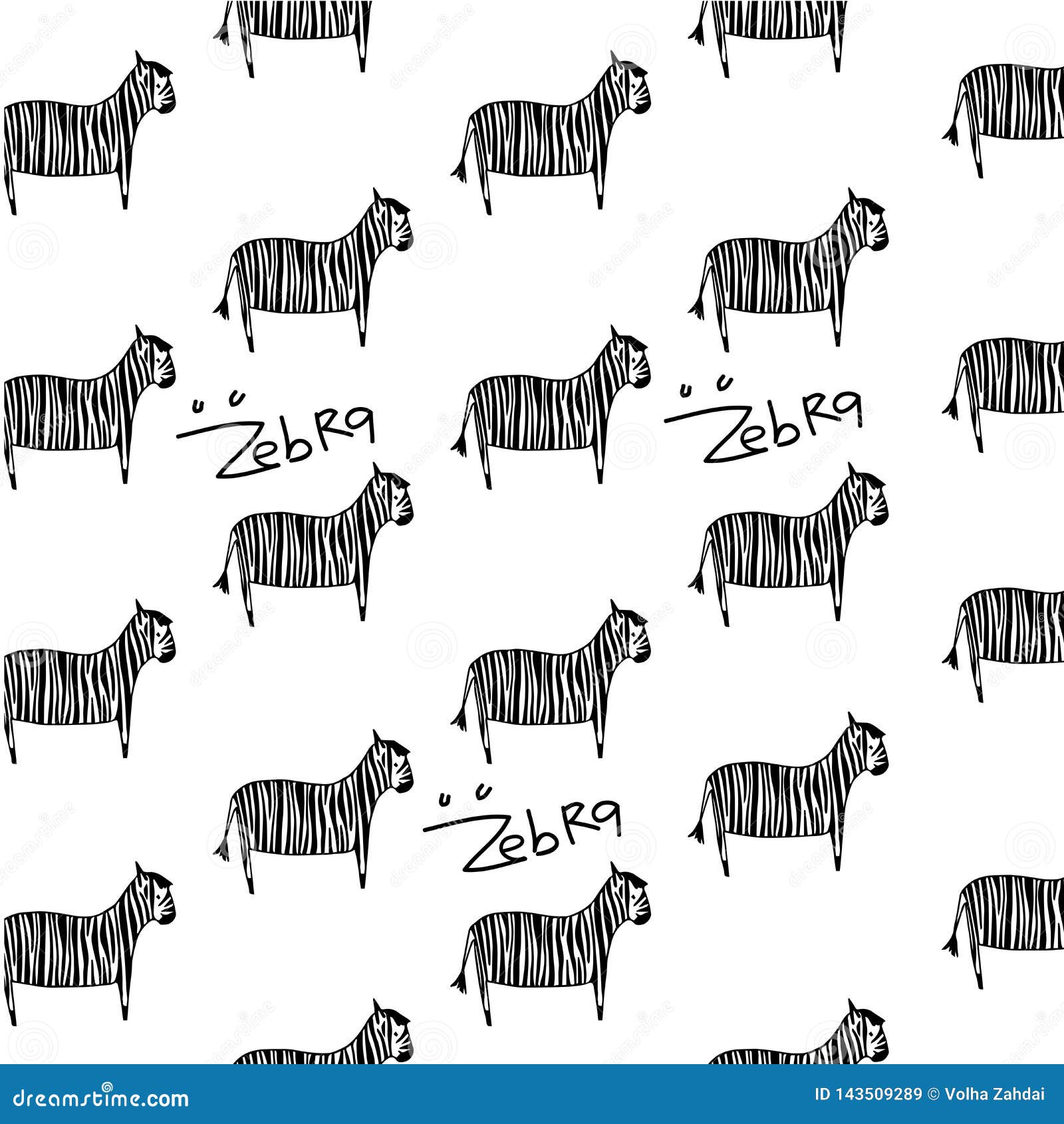 Zebra Strip. Zebra Stripes Pattern Texture Vector Illustration ...