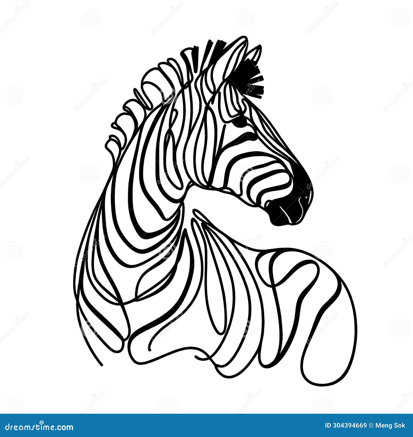 Upright Zebra With Big Eyes In Pixar-inspired Background Stock Photo ...