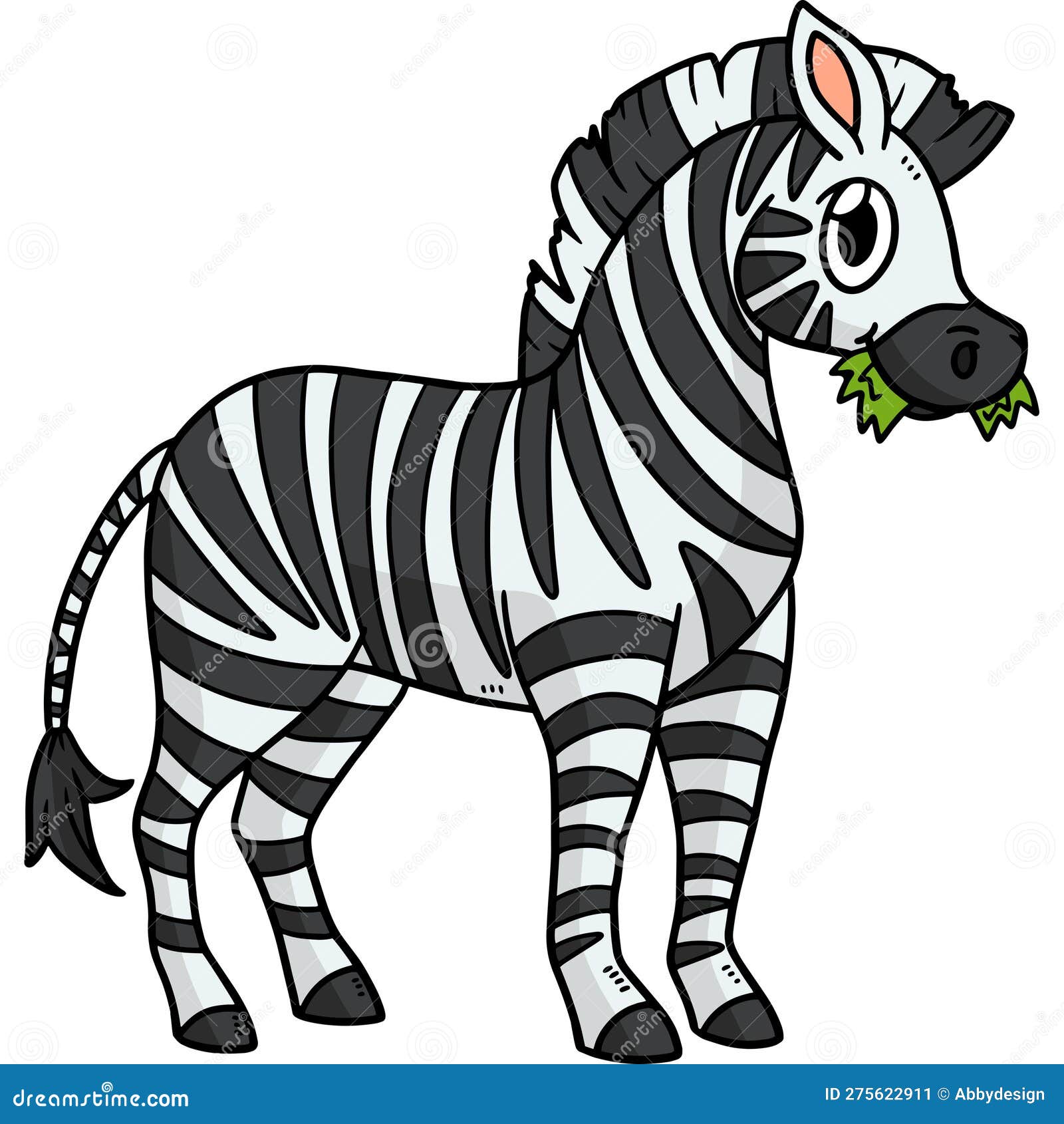 Zebra Cartoon Colored Clipart Illustration Stock Vector - Illustration ...