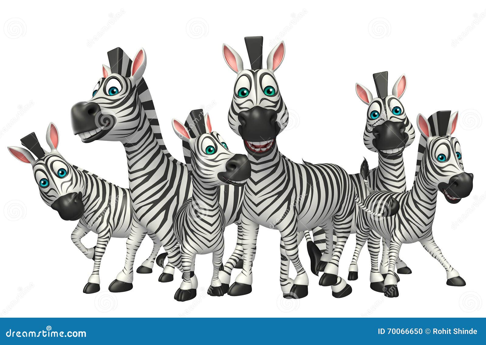 Zebra collection stock illustration. Illustration of wildlife - 70066650