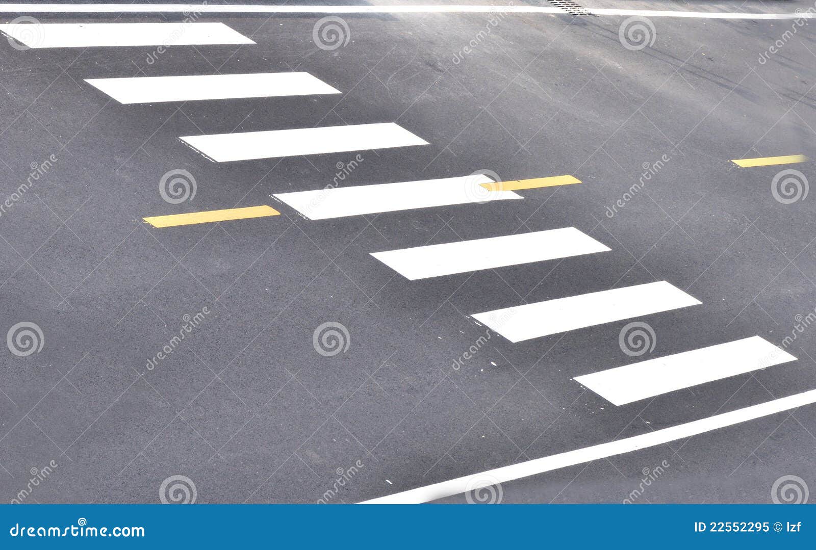 Zebra crossing stock image. Image of line, street, walking - 22552295