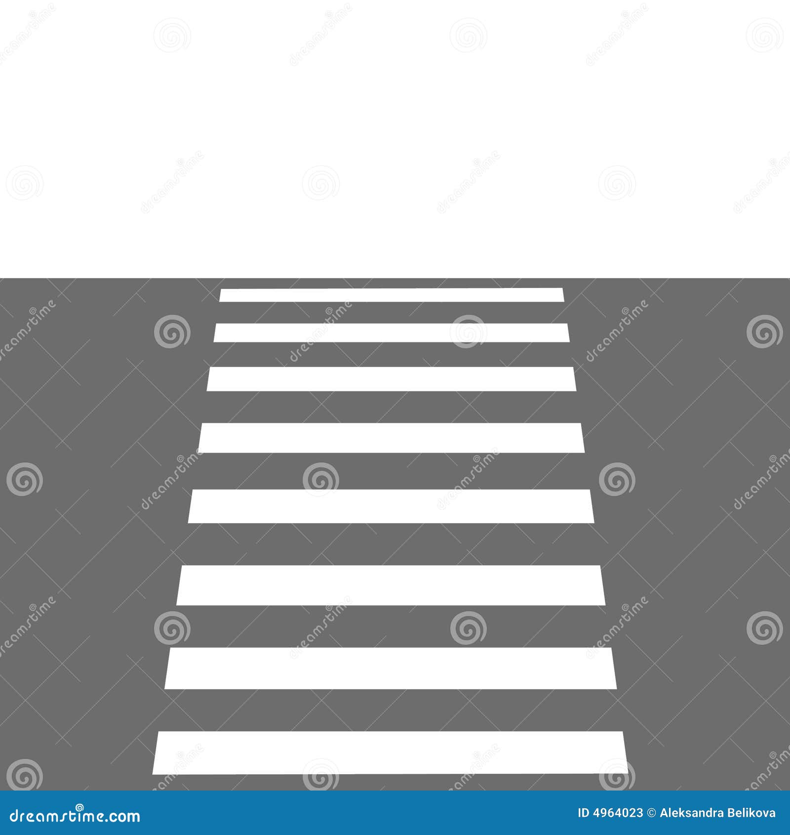 Zebra Crossing Sign Vector Icon On White Background. Flat Vector Zebra ...