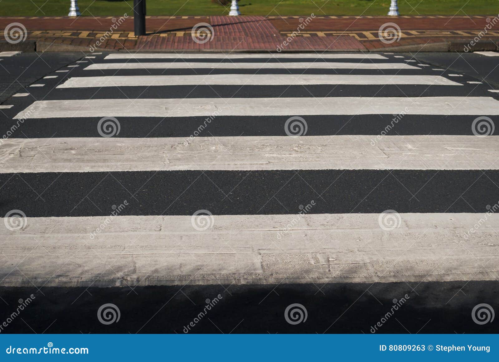 Zebra Crossing stock image. Image of horizon, dark, pavement - 80809263