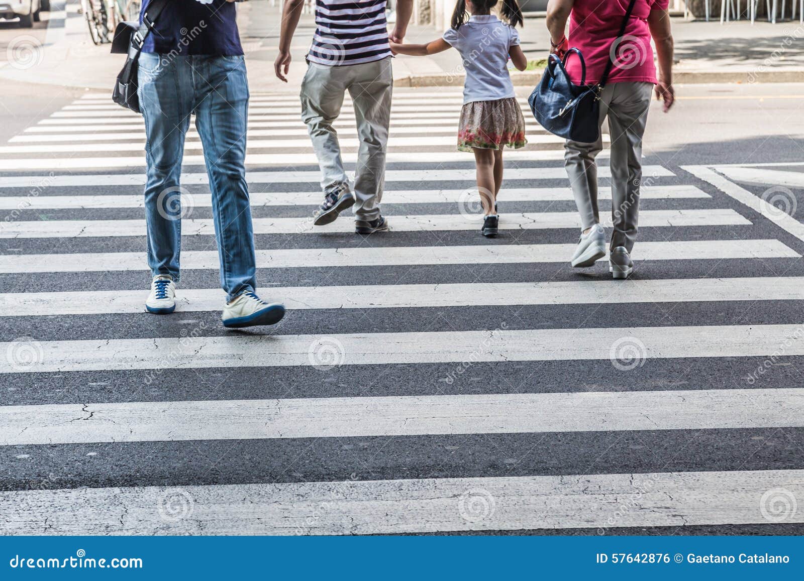 Zebra crossing stock photo. Image of pedestrian, person - 57642876