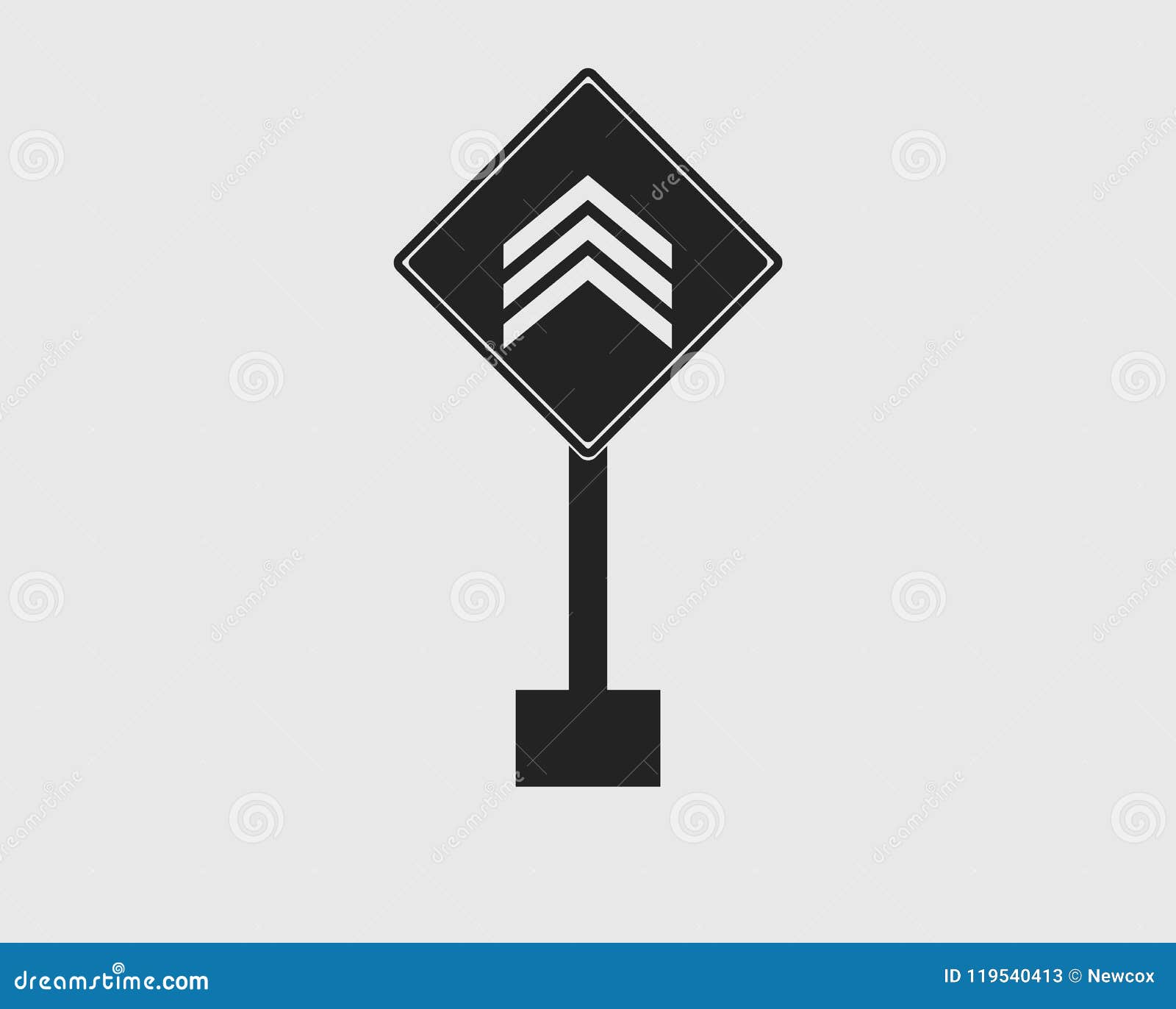Zebra Crossing- Rectangular Sign of Street Stock Vector - Illustration ...