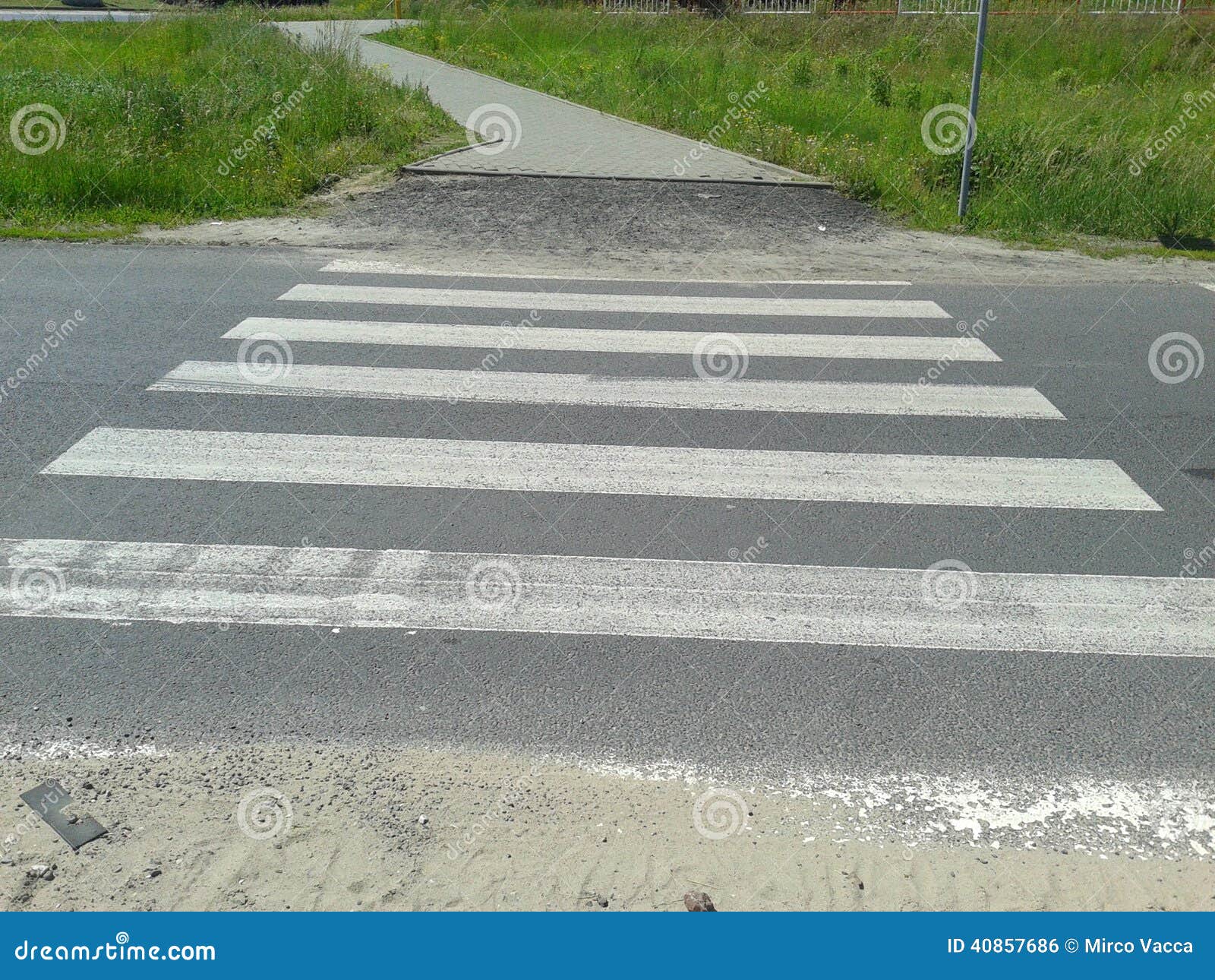Zebra crossing stock photo. Image of street, lines, asphalt - 40857686
