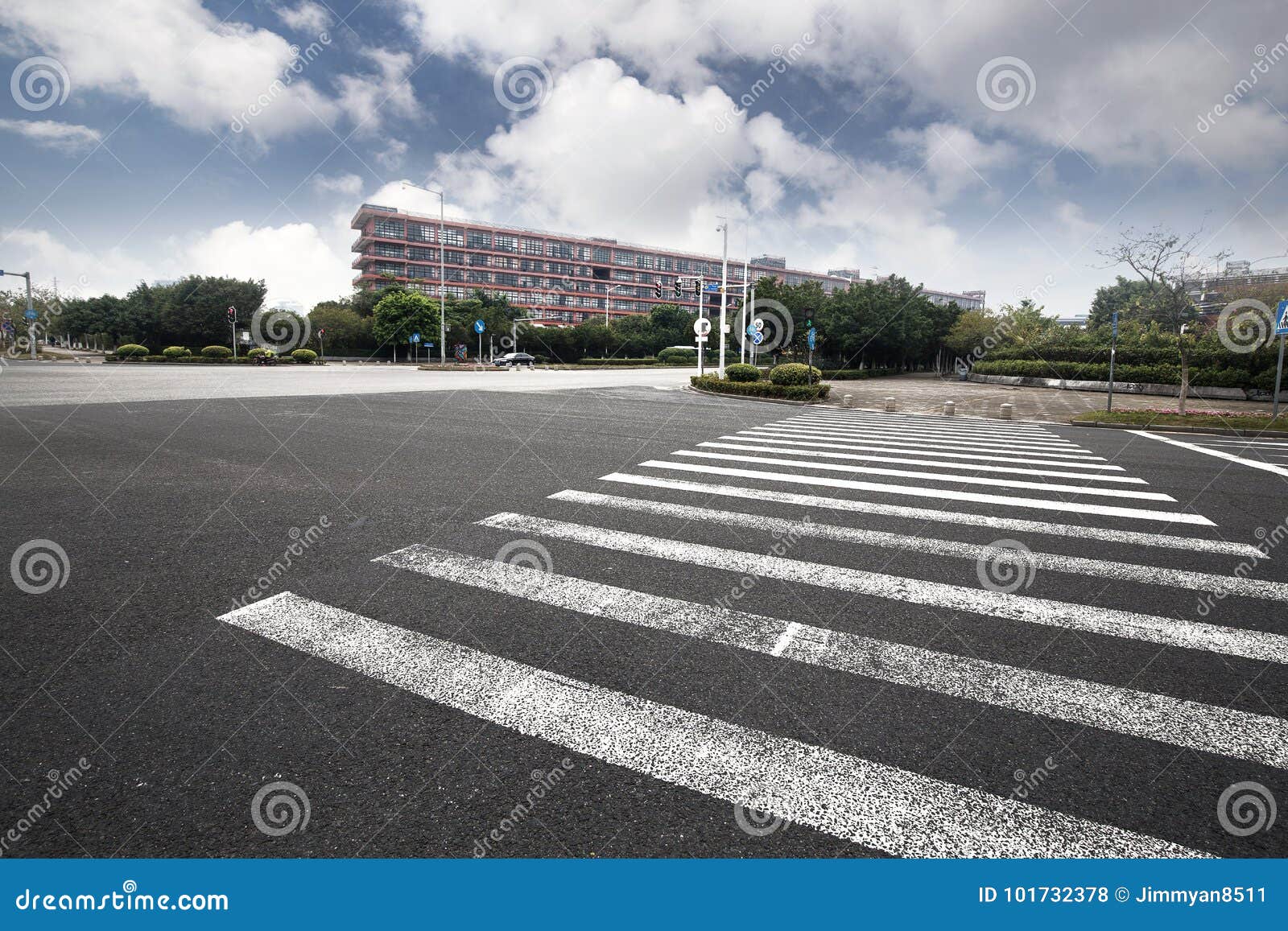 Zebra crossing stock photo. Image of modern, concrete - 101732378