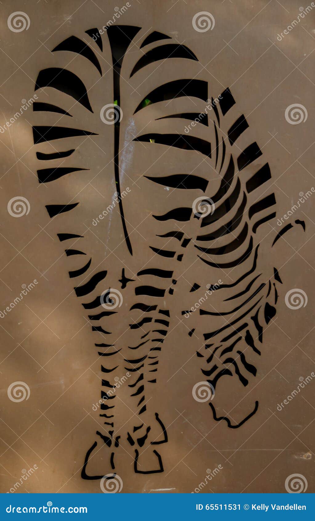 Zebra Cut Out stock image. Image of animal, white, hooves - 65511531