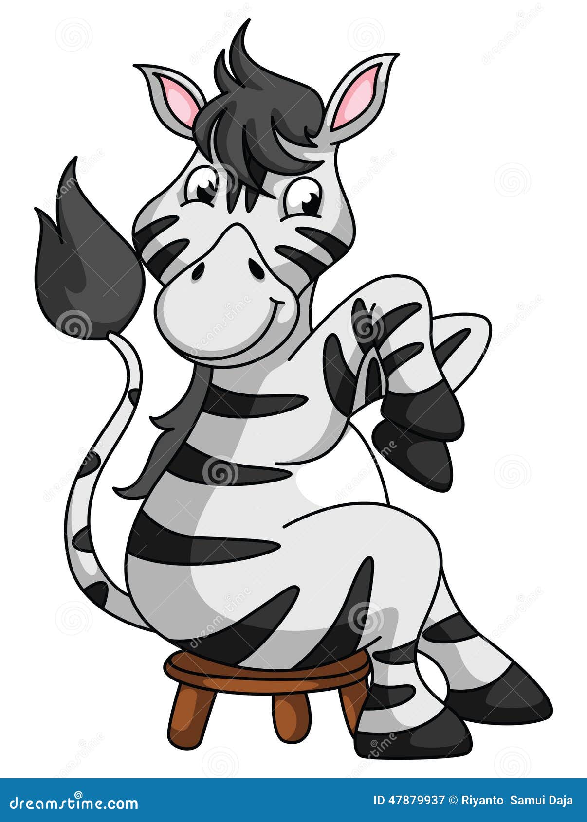 Funny Zebra Cartoon