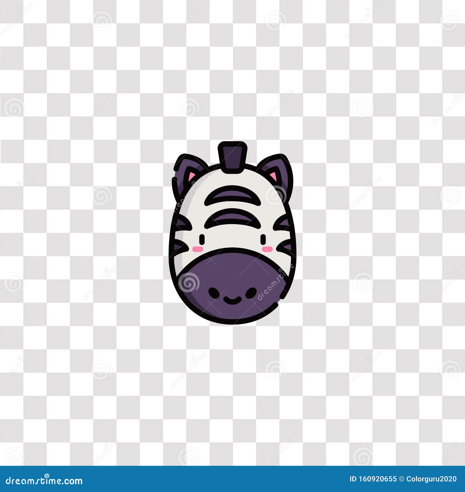 Zebra Icon Sign and Symbol. Zebra Color Icon for Website Design and ...