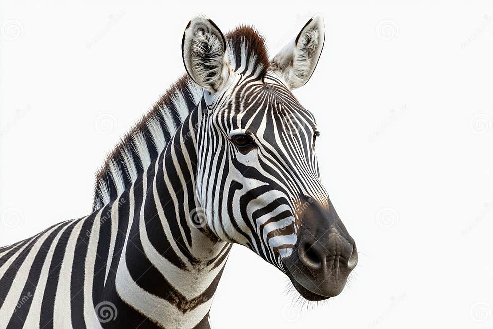 A Zebra is Looking at the Camera with Its Head Tilted Stock Photo ...