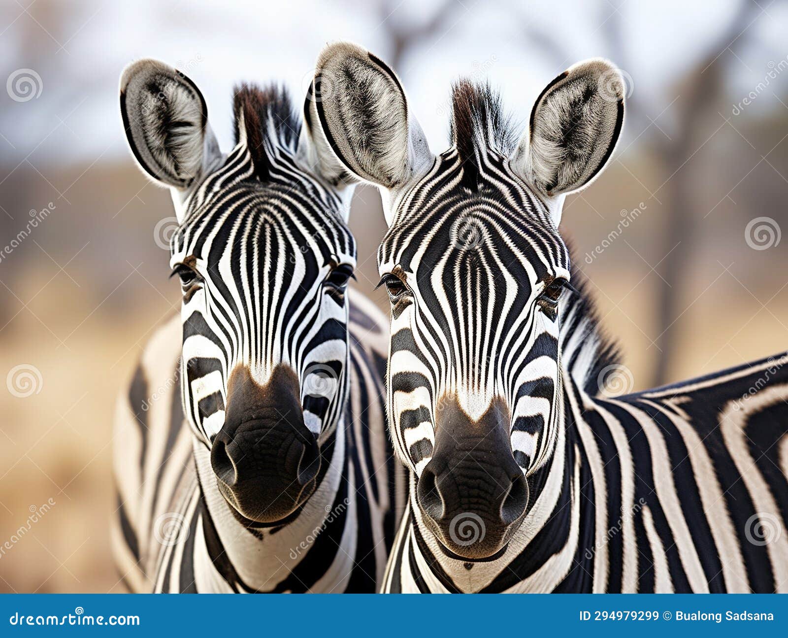 Zebra Pair stock illustration. Illustration of wildlife - 294979299