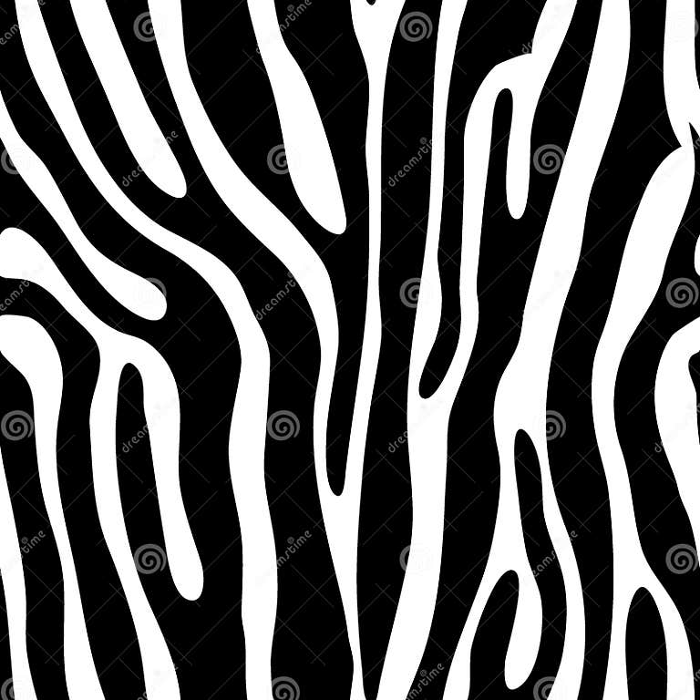 Zebra Pattern Seamless Pattern Vector Eps Stock Vector - Illustration ...