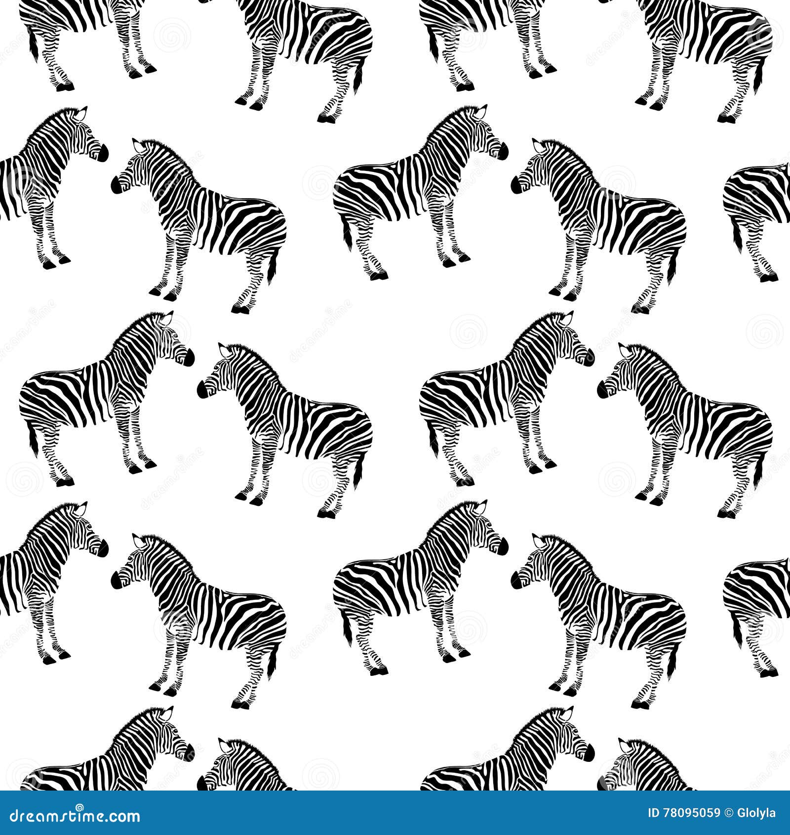 Zebra preto e branco ilustração do vetor. Ilustração de wallpaper ...