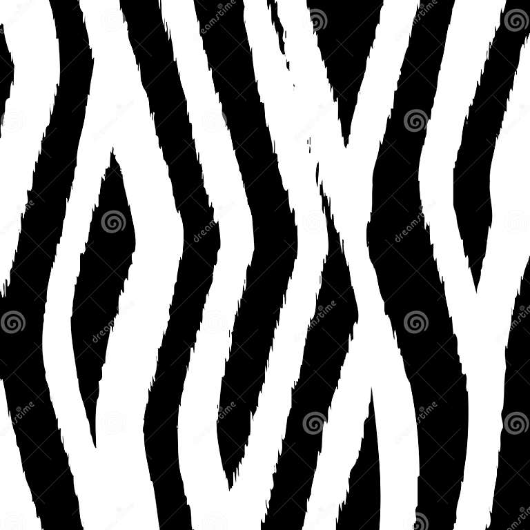 Zebra print stock vector. Illustration of stripey, digital - 302832