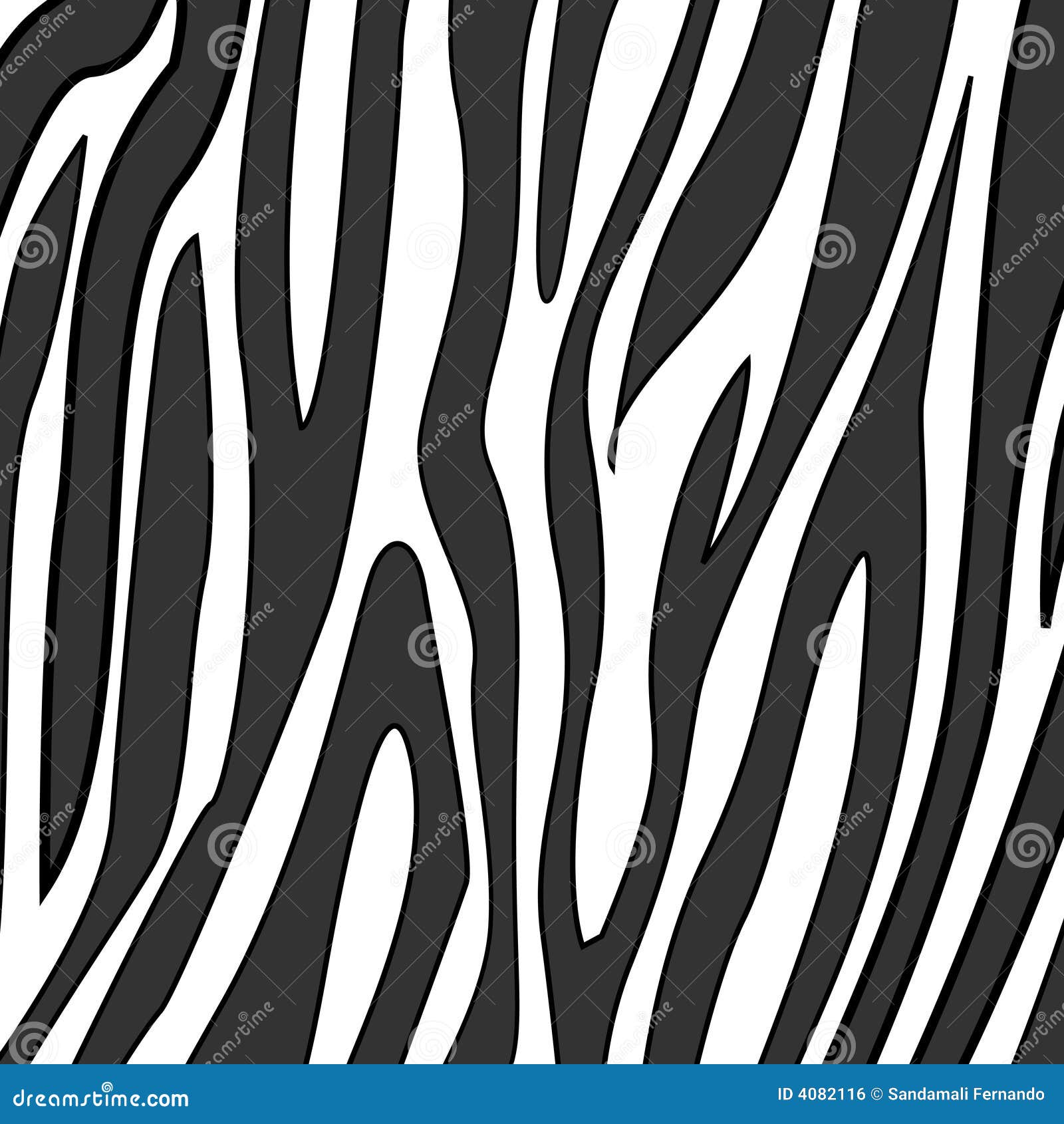 Zebra Print stock vector. Illustration of soft, pattern - 4082116