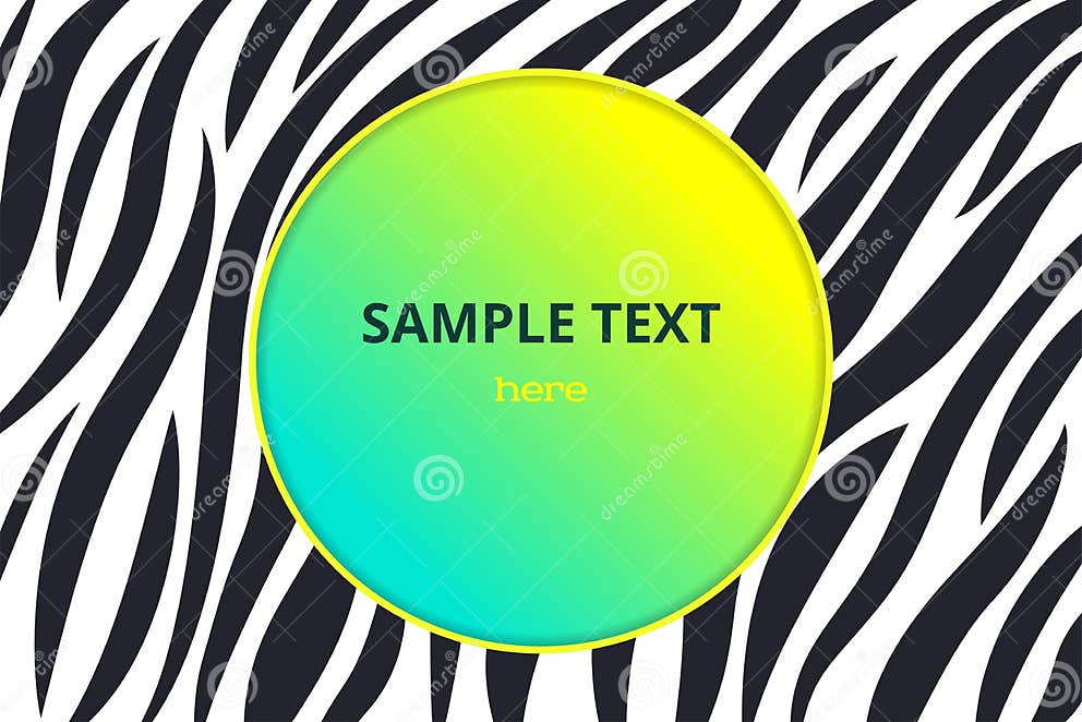 Zebra print design concept stock vector. Illustration of bright - 136518134
