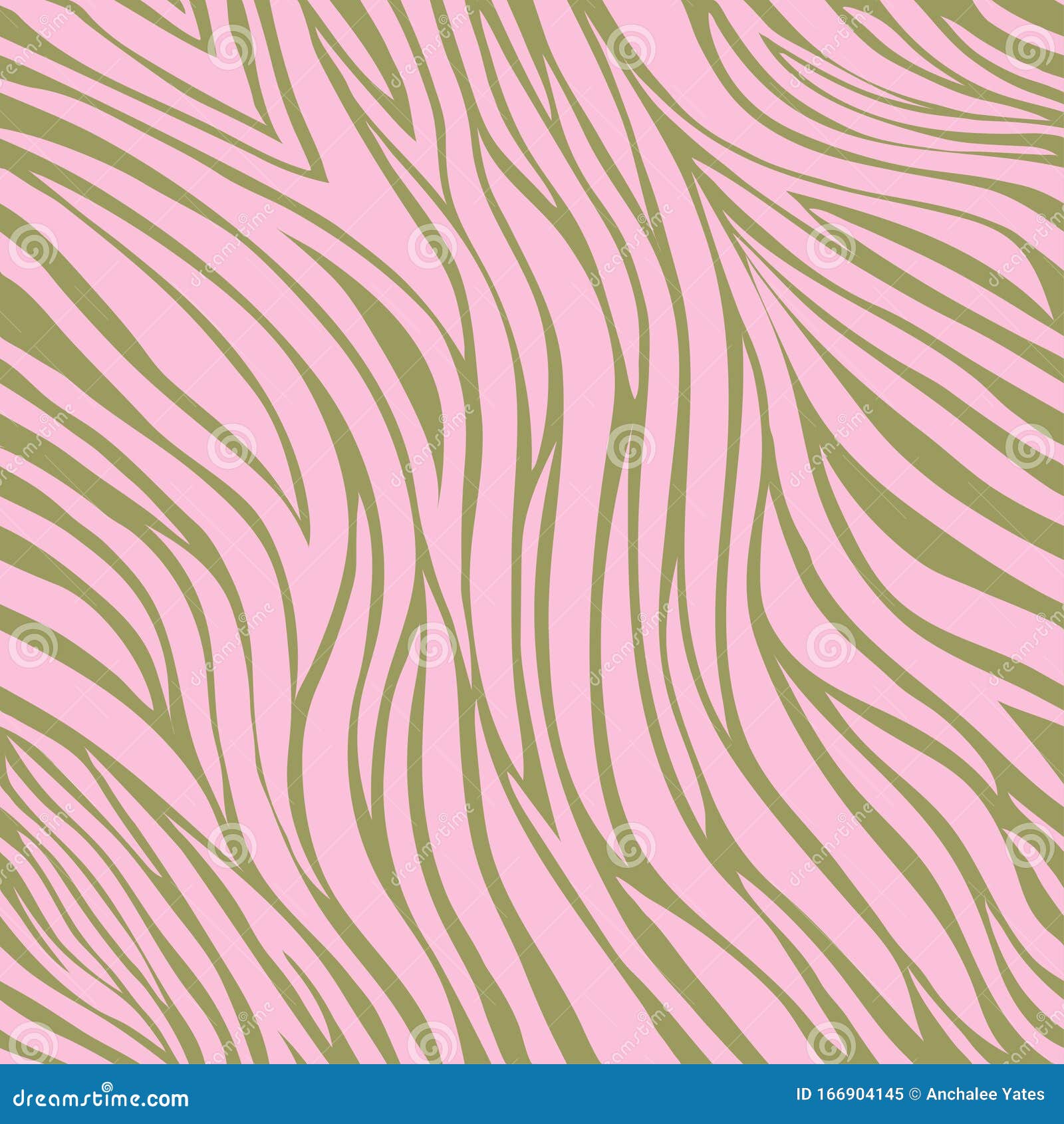 Zebra Seamless Pattern in Abstract Style in Pink and Green,Vector ...