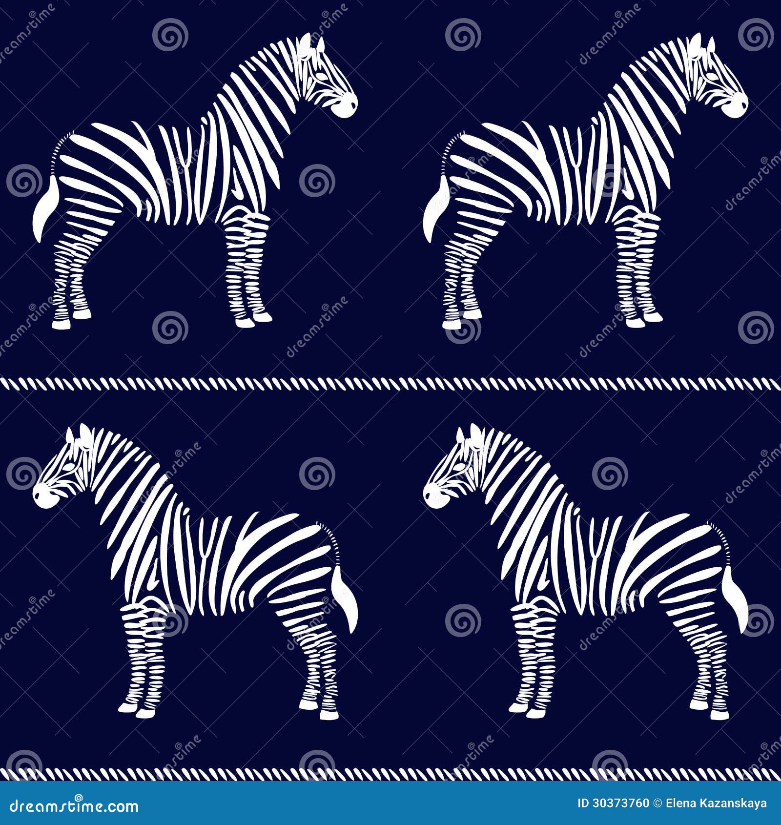 Zebra seamless pattern stock illustration. Illustration of design ...