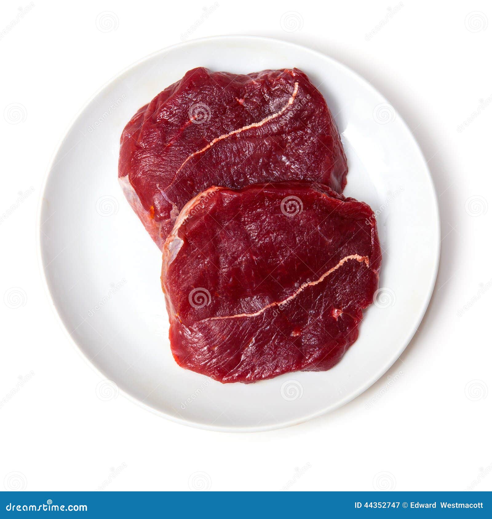 Zebra steaks on plate stock image. Image of overlapped - 44352747
