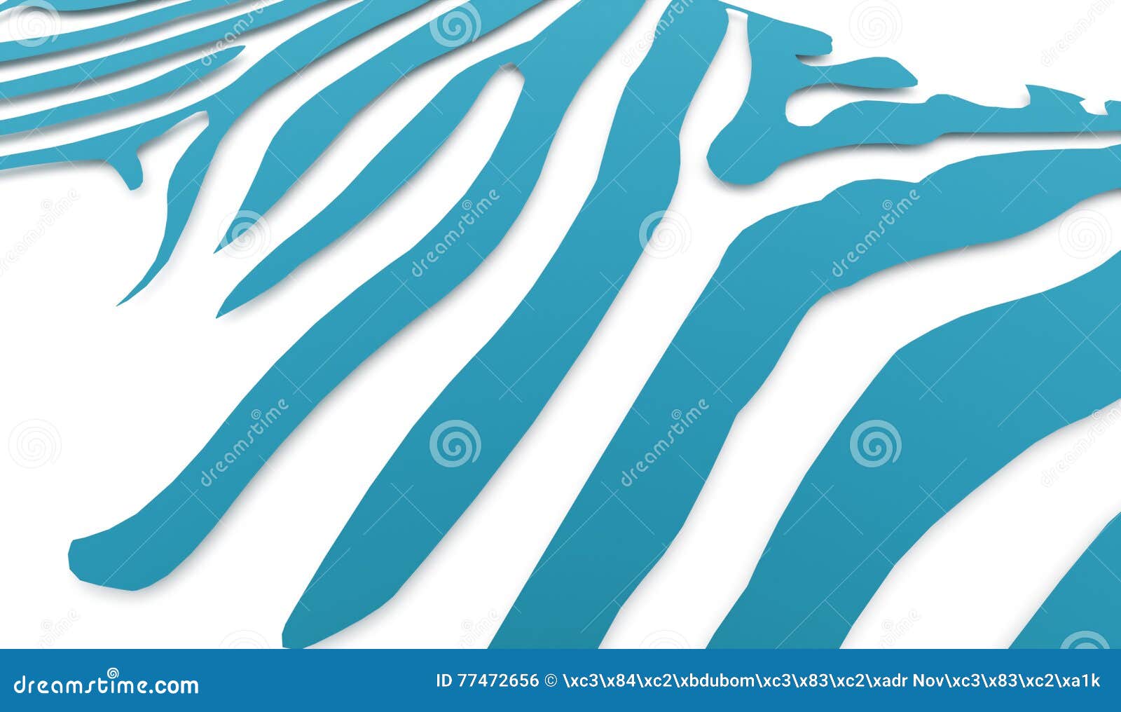 Zebra Stripes rendered stock illustration. Illustration of ...