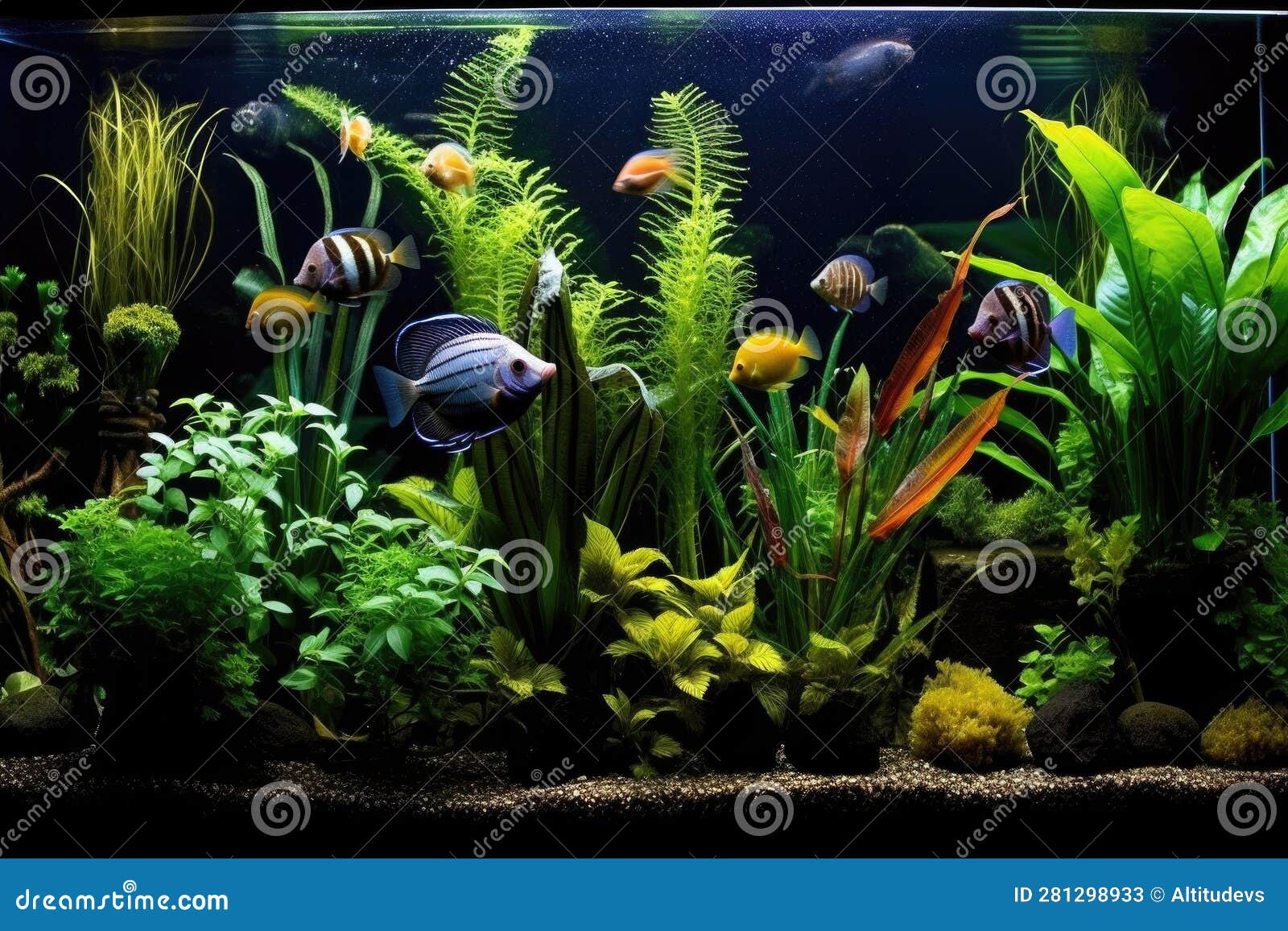 Zebrafish in a Lab Setting for Scientific Research Stock Illustration ...