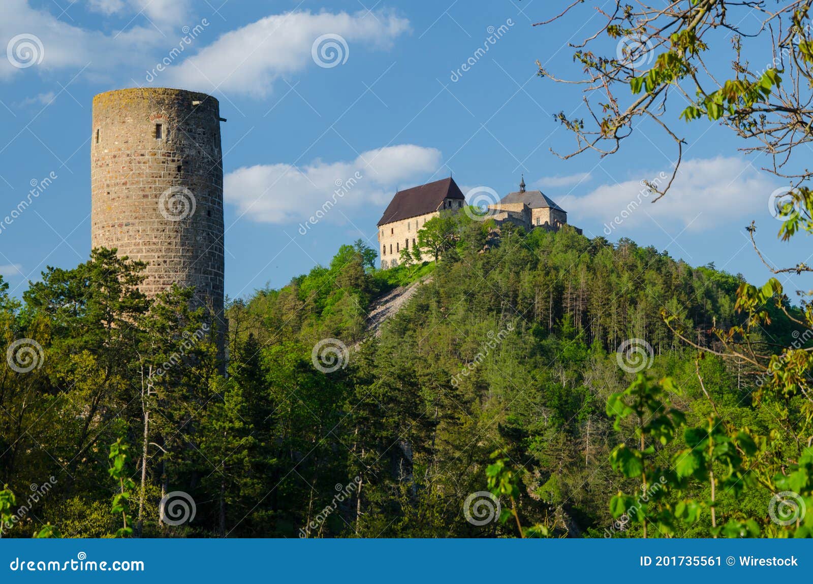 Zebrak and Tocnik Castles in Czech Republic Stock Image - Image of ...