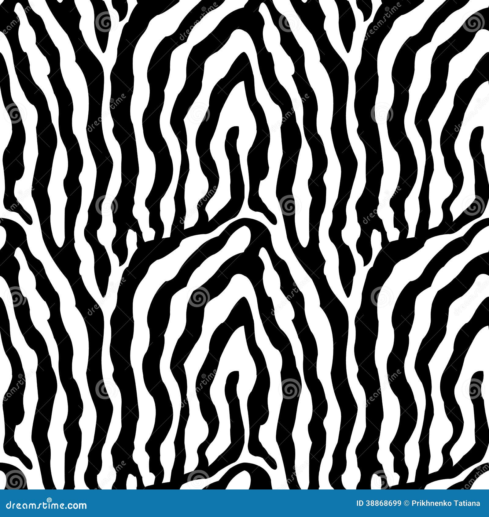 Zebramuster vektor abbildung. Illustration von kurve - 38868699