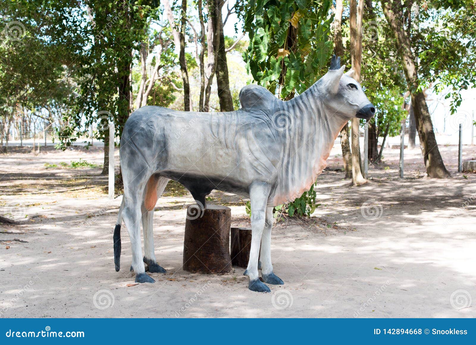 Bull Statue In `7 June Park` In Miraflores, Lima Editorial Photo ...