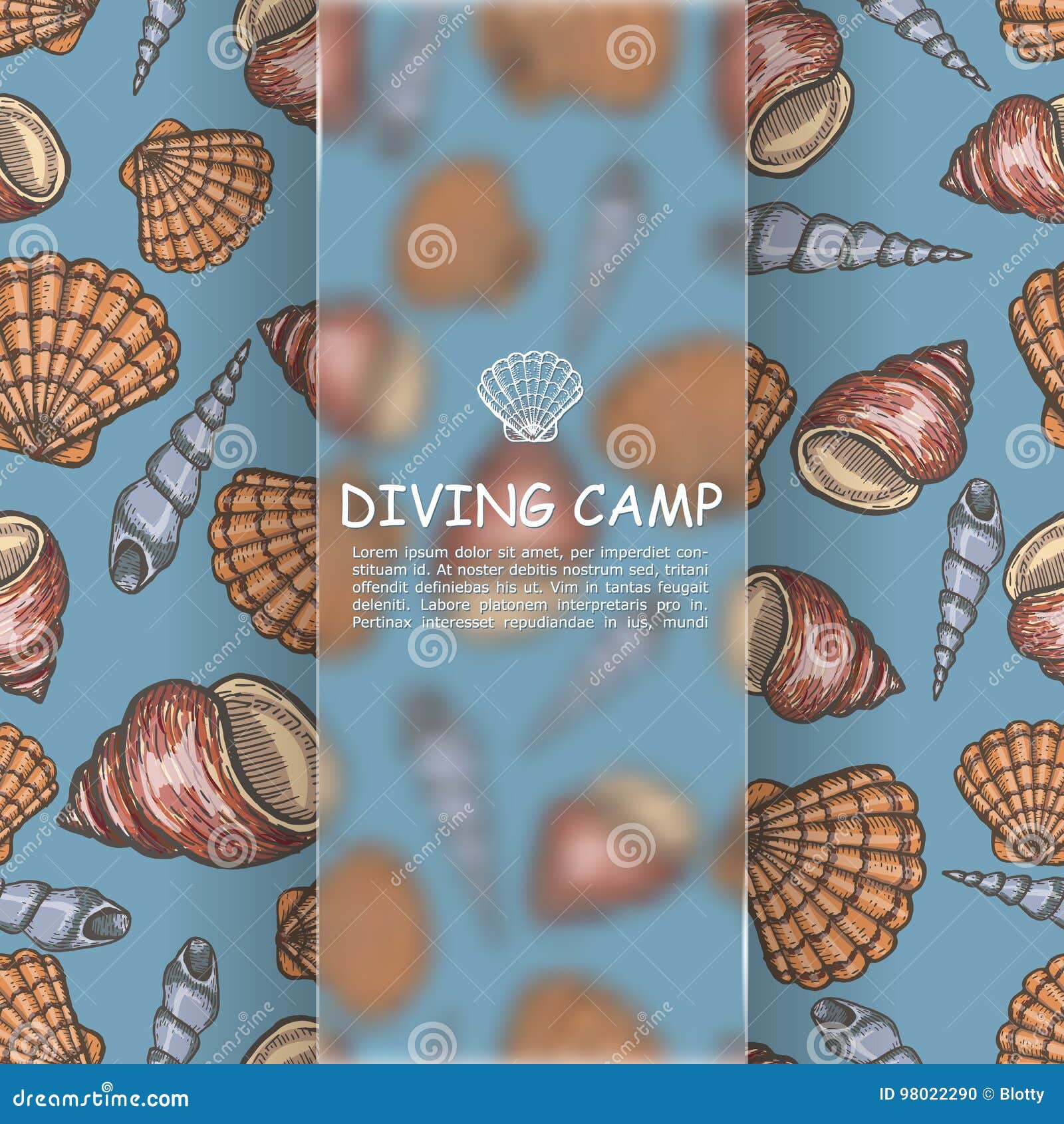 Zee Vector De Presentatiemalplaatje Van De Handtekening Vector ...