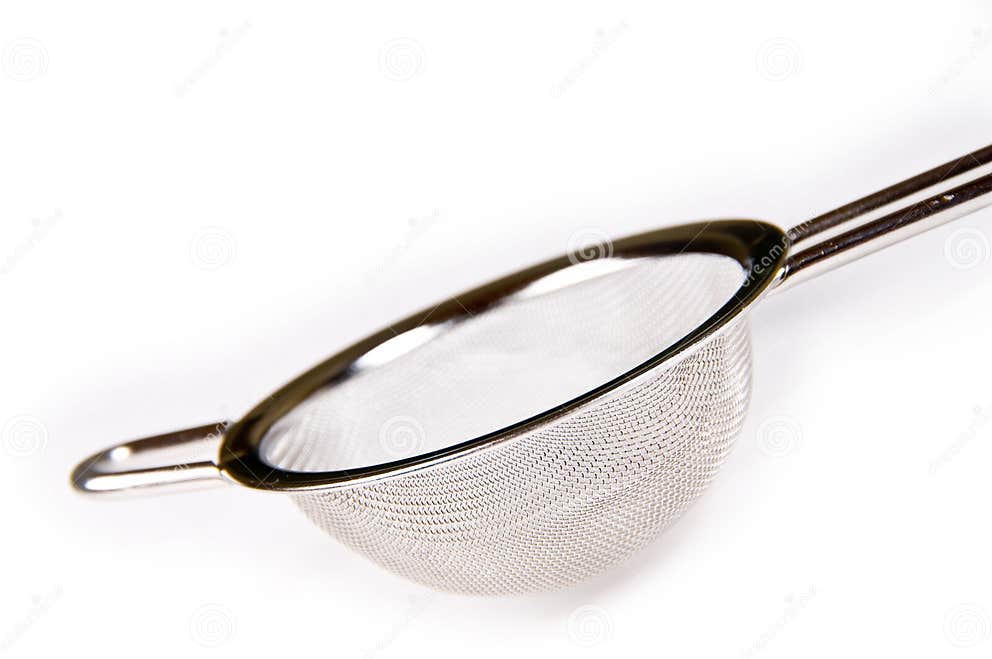 Zeef stock afbeelding. Image of werktuig, metaal, gaas - 7855511