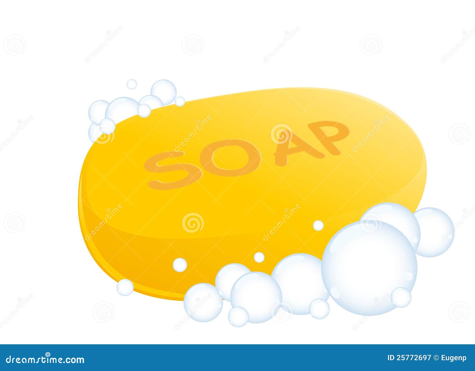 Zeep vector illustratie. Illustration of geel, netheid - 25772697