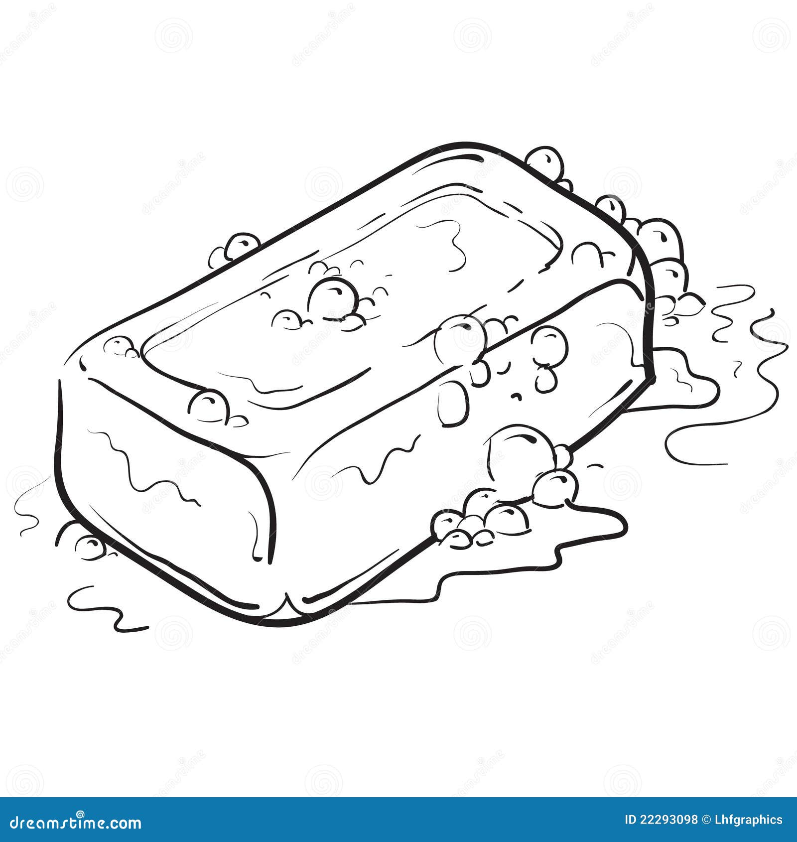 Zeep en bellenillustratie vector illustratie. Illustration of schets ...