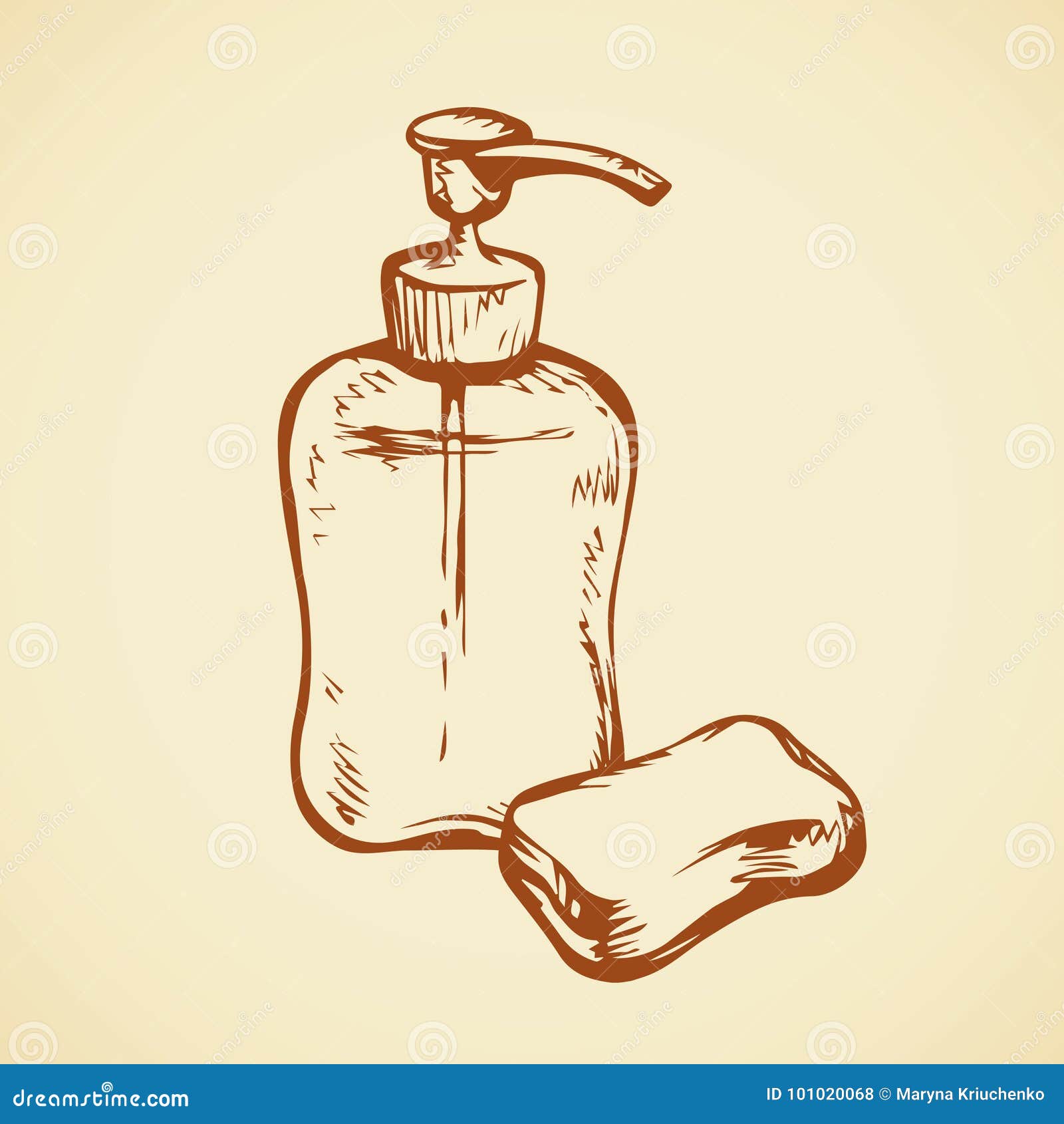 Zeep Vector tekening vector illustratie. Illustration of tekening ...