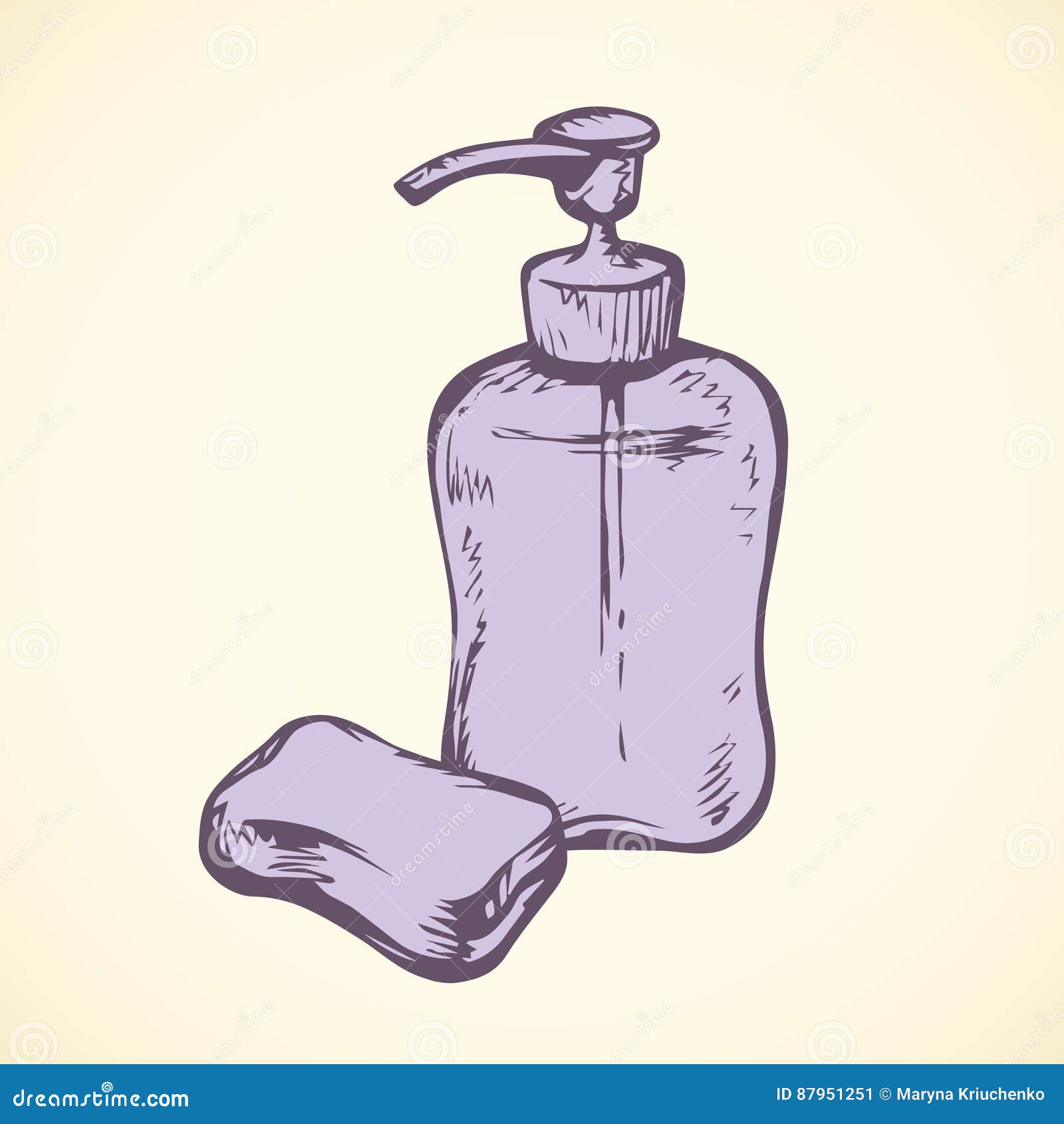 Zeep Vector tekening vector illustratie. Illustration of cosmetologie ...